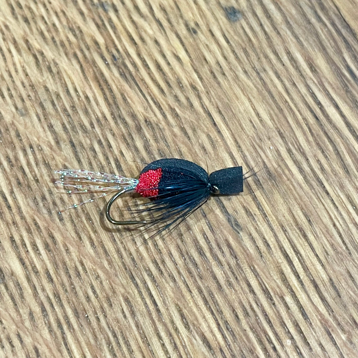 Black BB Foam Gurgler – Twinpeakesflyfishing