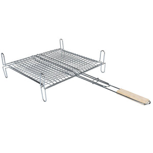 BestBBQ Stainless Steel Grill Grate with wooden Handle ...